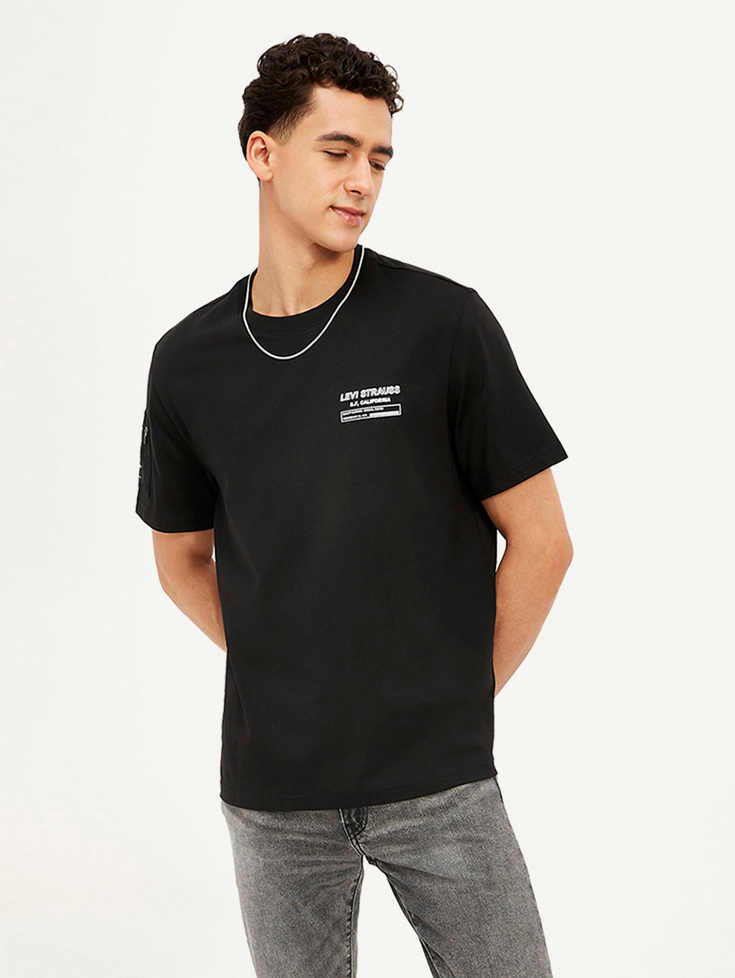Men's Brand Logo Crew Neck Utility T-shirt – Levis India Store