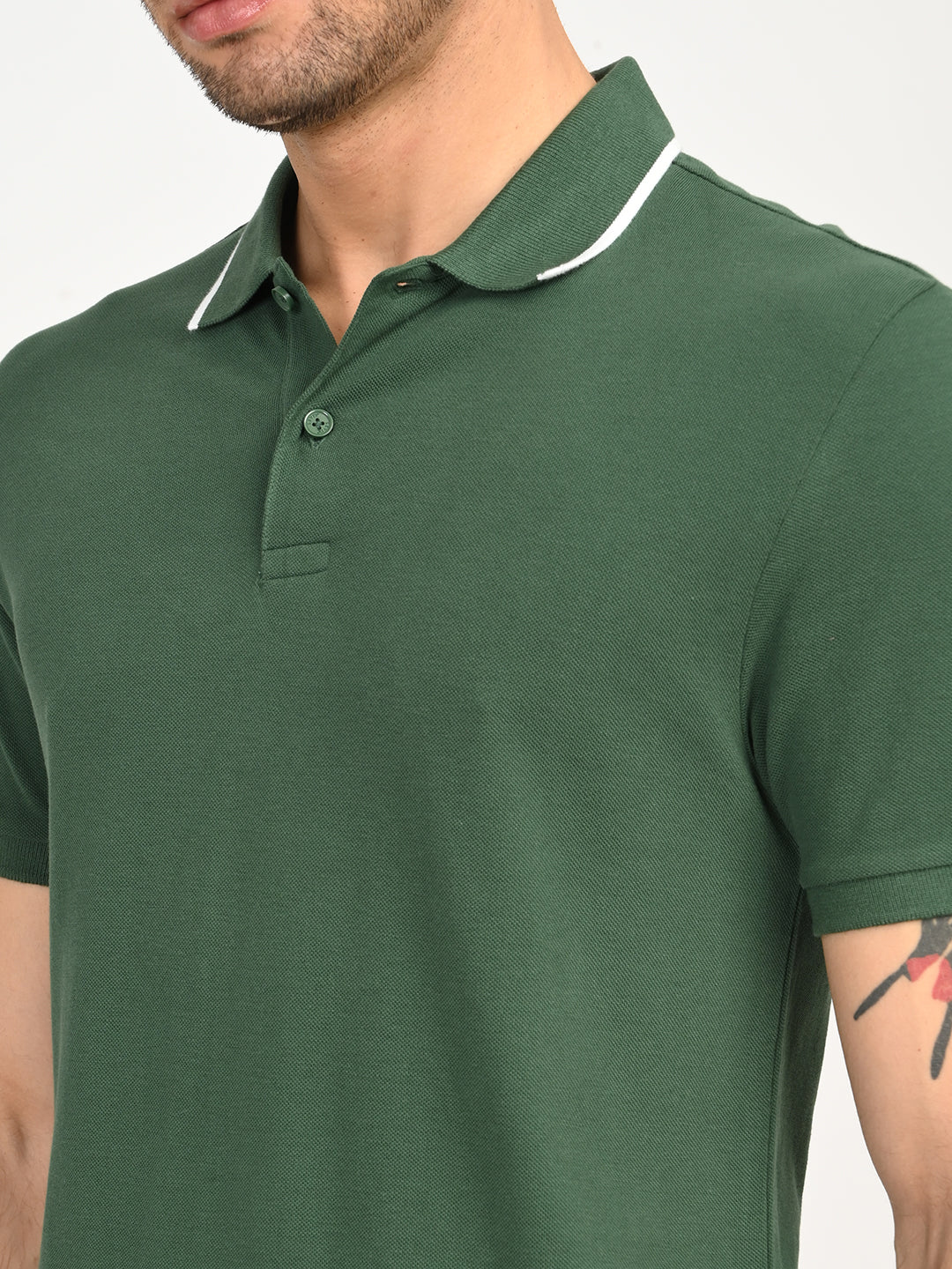 Men's Solid Dark Green Polo T-Shirt – Levis India Store