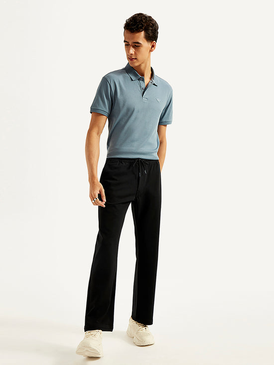 Men's 555'96 Black Relaxed Straight Fit Tech Pants – Levis India Store
