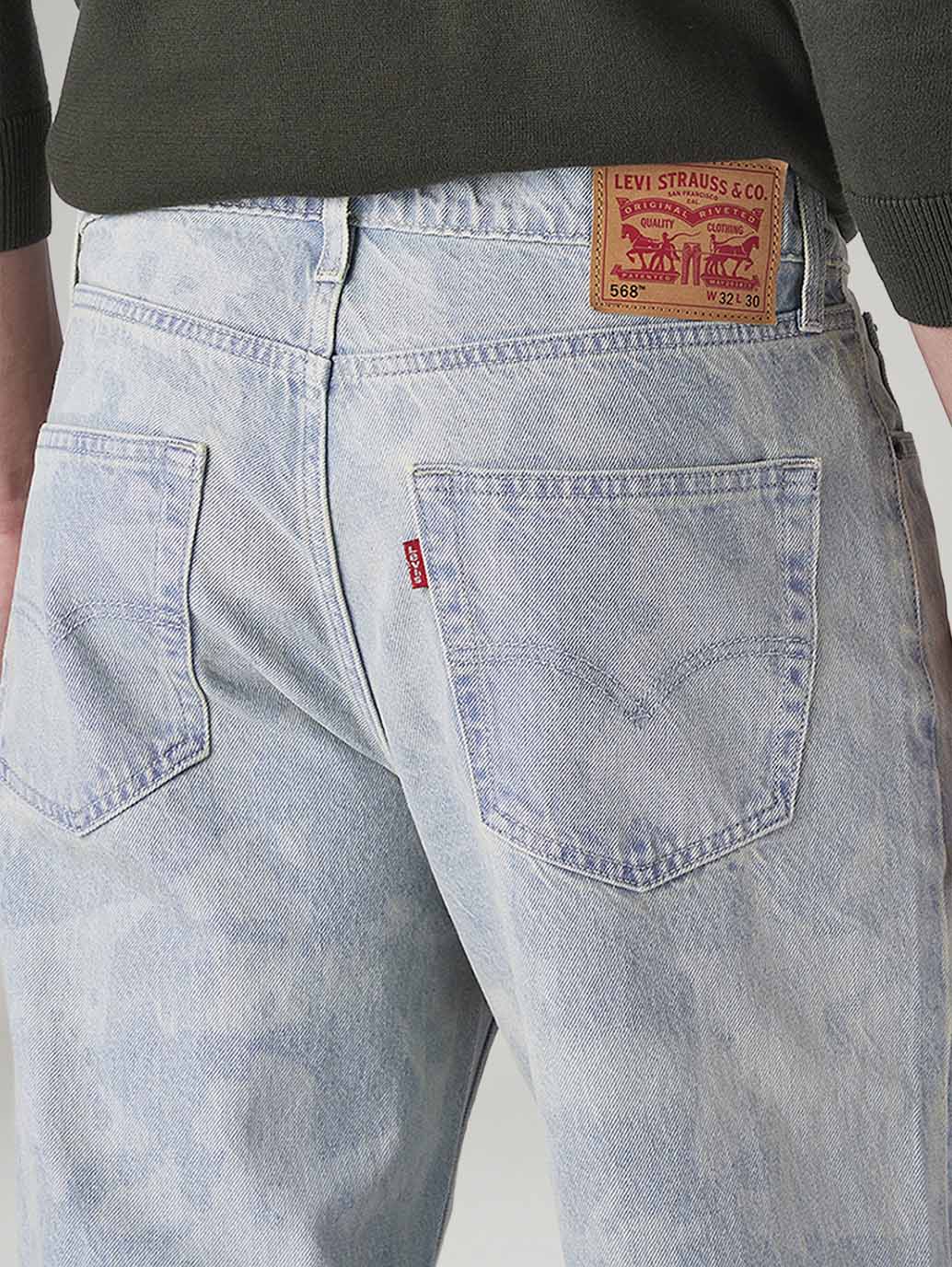 Men's 568 Light Blue Loose Fit Mid Rise Jeans – Levis India Store