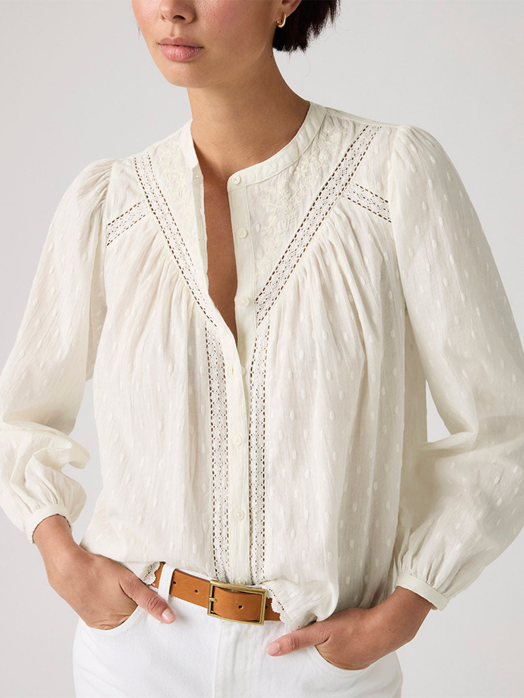 Levi's Women's Cleo Long-Sleeve Blouse – Levis India Store