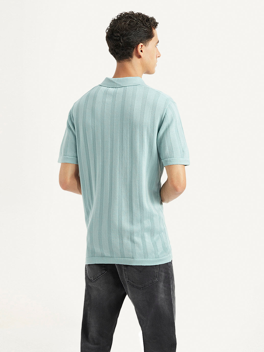 Men's Redloop Striped Slim Fit Polo T-shirt – Levis India Store