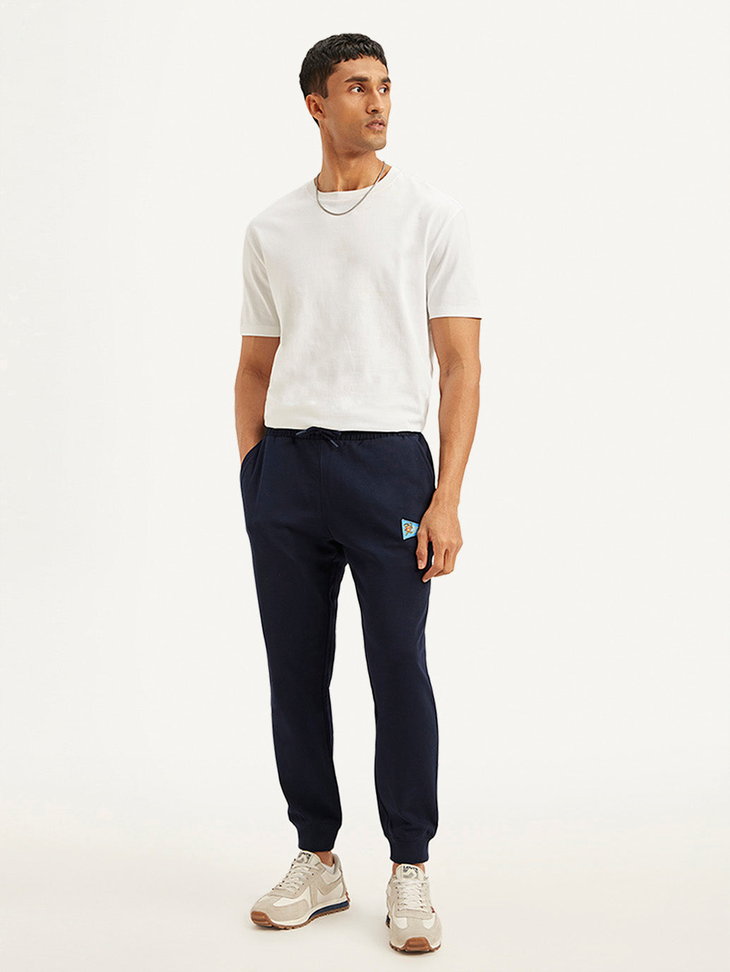 Men's Navy Solid Utility Joggers – Levis India Store